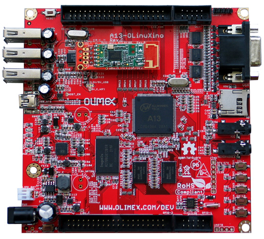 A13-OLinuXino-WIFI - Open Source Hardware Board A13-OLinuXino-WIFI - Open Source Hardware Board